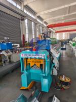 China Stable Performance Hydraulic Ridge Cap Roll Forming Machine with Customizable Profiles for Roofing Designs for sale
