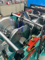 China Full Automatic 300mm Finished Width Ridge Cap Roll Forming Machine with Hydraulic Press for Metal Roof Systems for sale