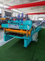 China Durable 16 Roll Forming Stations Glazed Tile Roll Forming Machine with PLC Control and Hydraulic Pressure Transmission for sale