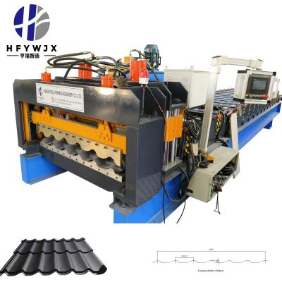 China 1100 Glazed Tile Roll Forming Machine 16 Stands 4-5M/min for Stable Roof Panel Production for sale