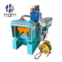China Fully Automatic Hydraulic Ridge Cap Roll Forming Machine 400mm Input PLC Control for sale