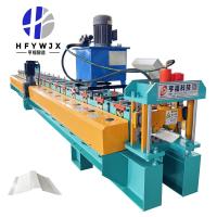China 460 Ridge Tile Roll Forming Machine PLC Control Square Ridge Cap 4-6m/min for sale