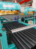 China C21 Steel Trapezoidal Roof Panel Roll Forming Machine 1250mm Feeding Width PLC Control for sale