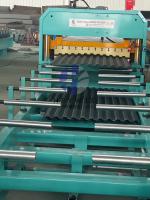 China C21 Russia Type Single Layer Trapezoid Roof Sheet Roll Forming Machine 23 Row Molding 40M/min for sale