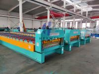 China C21 Metal Trapezoidal Standing Seam Roll Former Machine PLC Control 40M/Min for sale