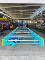 China C21 Trapezoidal Roof Sheet Roll Forming Machine 1250mm Feeding Width 23 Row Molding PLC Control for sale