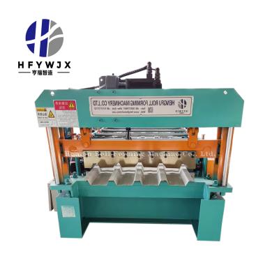 China IBR 686 Trapezoidal Tile Roll Forming Machine 23 Stations 40m/min PLC Control for Metal Roof for sale