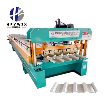 China IBR Trapezoid 686 Roofing Sheet Roll Forming Machine 23 Stations 40m/min PLC Control for sale