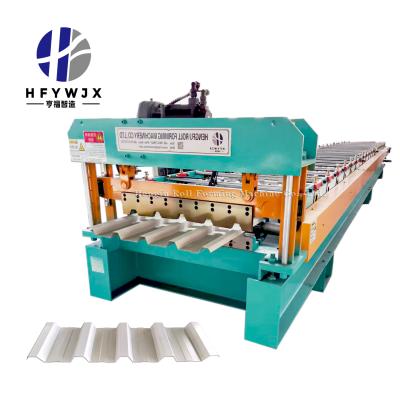 China Hengfu IBR 686 Roof Sheet Roll Forming Machine 23 Stations 40m/min PLC Control for Trapezoidal Metal Roofing for sale