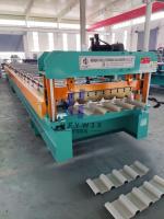 China IBR 686 Trapezoidal Tile Roll Forming Machine 23 Stations 40m/min PLC Control for Metal Roof for sale