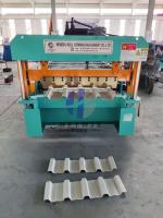 China IBR Trapezoid 686 Roofing Sheet Roll Forming Machine 23 Stations 40m/min PLC Control for sale