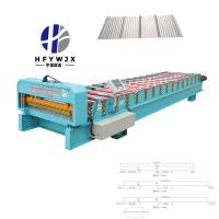 China Full Automatic 890 Profile Roof Trapezoidal Sheet Forming Machine With PLC Control System for sale