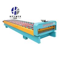 China Automatic 890 IBR Trapezoidal Roof Sheet Roll Forming Machine 16 Row Molding 0-40m/Min for sale