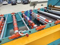 China Automatic 890 IBR Trapezoidal Roof Sheet Roll Forming Machine 16 Row Molding PLC Control for sale