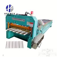 China 950T PLC Control Roll Forming Machine 40M/min 18 Row Molding Trapezoidal Roof Sheet for sale