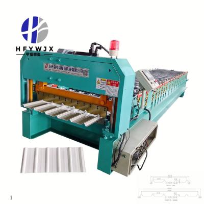 China 950T PLC Control Roll Forming Machine 40M/min 18 Row Molding Trapezoidal Roof Sheet for sale