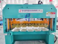 China 950T PLC Control Roll Forming Machine 40M/min 18 Row Molding Trapezoidal Roof Sheet for sale