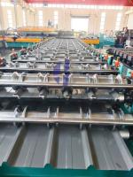 China Corrugated PLC Control Trapezoidal Roll Forming Machine 40M/min For Trapezoidal Roof Sheets for sale