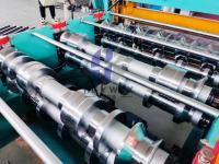 China High Speed 12-15M/min Trapezoidal Roof Sheet Roll Forming Machine 1219mm Feeding Width 13 Row Molding for sale