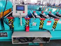 China High Speed 12-15M/min Trapezoidal Roof Sheet Roll Forming Machine 1219mm Feeding Width 13 Row Molding for sale