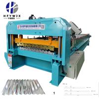 China Corrugated Roof Sheet Forming Machine 1000mm Width 0.15mm Thickness for Metal Roof Panel Production for sale