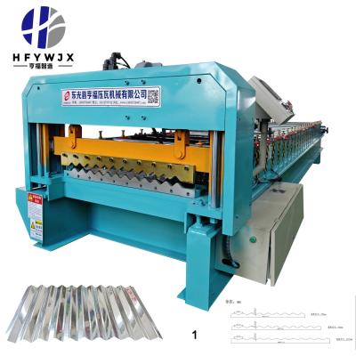 China Corrugated Roof Sheet Forming Machine 1000mm Width 0.15mm Thickness for Metal Roof Panel Production for sale