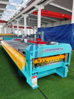 China 7.5kw Servo Motor 26 Roll Corrugated Sheet Rolling Machine 1000mm Feed Width for sale