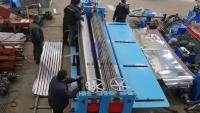 China 0.14-0.3mm Metal Sheets Horizontal Barrel Corrugation Machine  750mm-1250mm Rolling Width for sale