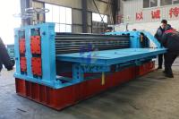 China PLC Control Hydraulic Cutting Corrugated Metal Roofing Machine 4Meter Feed Width for sale