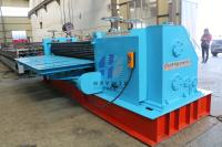 China PLC Control Barrel Corrugation Machine Horizontal 750mm-1250mm Rolling Width 11kw Motor for sale