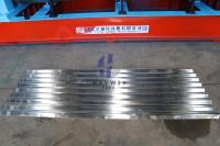 China Horizontal Barrel Corrugated Roll Forming Equipment With PLC Control And 750mm-1250mm Rolling Width for sale