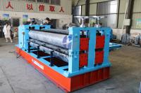 China Full Automatic Horizontal Barrel Corrugation Machine PLC Control 750-1250mm Rolling Width 11kw 380V for sale