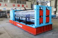 China Horizontal Barrel Corrugated Roll Forming Equipment With PLC Control And 750mm-1250mm Rolling Width for sale