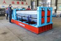 China 0.14-0.3mm Metal Sheets Horizontal Barrel Corrugation Machine  750mm-1250mm Rolling Width for sale