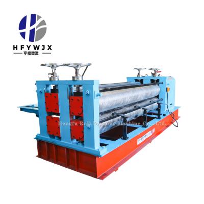 China Full Automatic Horizontal Barrel Corrugation Machine PLC Control 750-1250mm Rolling Width 11kw 380V for sale
