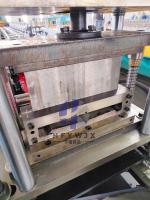China Electric 22 Rows Profile Wall Cladding Roll Former Machine Hydraulic Shears Cutting for sale