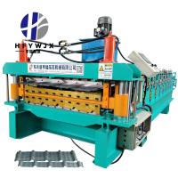 China High Precision Double Layer Roll Forming Machine 0-35M/min Speed 7.5KW for sale