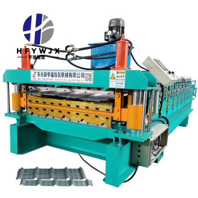 China High Precision Double Layer Roll Forming Machine 0-35M/min Speed 7.5KW for sale