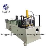 China 16 Rows T Profile Roll Forming Machine With PLC Control System Hydraulic Shears for sale