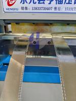China High Precision Flexible Duct Connector Machine For 0.3-0.6 Mm Material for sale