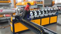 China 1.5-3mm Carbon Steel Plate Flange Making Machine for Round Air Duct Angle 200-1600mm for sale