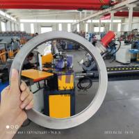 China Industrial Round Flange Forming Machine 1.5-3mm Carbon Steel 1.2in Quenched Chain Transmission for sale