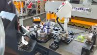 China Industrial Round Flange Forming Machine 1.5-3mm Carbon Steel 1.2in Quenched Chain Transmission for sale