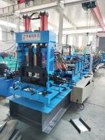 China Integrated Design Steel C And Z Purlin Machine PLC Control System Full Automatic for sale
