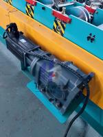 China CNC Controlled Rain Gutter Downpipe Roll Forming Machine with Hydraulic Pressure Transmission for sale