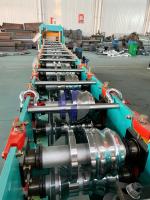 China Hydraulic Downspout Roll Forming Machine 16 Stations PLC Control 0.3-0.8mm for sale