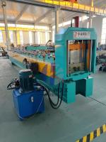 China Fully Automatic Downspout Roll Forming Machine 0.3-0.8mm 5.5kw PLC Control for sale