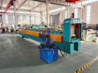 China High Output Industrial Gutter Downspout Pipe Roll Forming Machine 16 Stations Hydraulic Pressure for sale