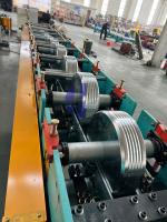 China Continuous Downpipe Roll Forming Machine 24 Roll Sets Delta PLC Control for sale