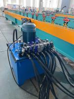 China Continuous Downpipe Roll Forming Machine 24 Roll Sets Delta PLC Control for sale
